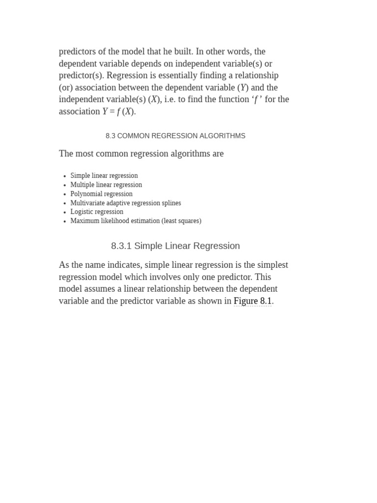 Linear Regression | PDF | Linear Regression | Errors And Residuals Linear Regression | PDF | Linear Regression | Errors And Residuals