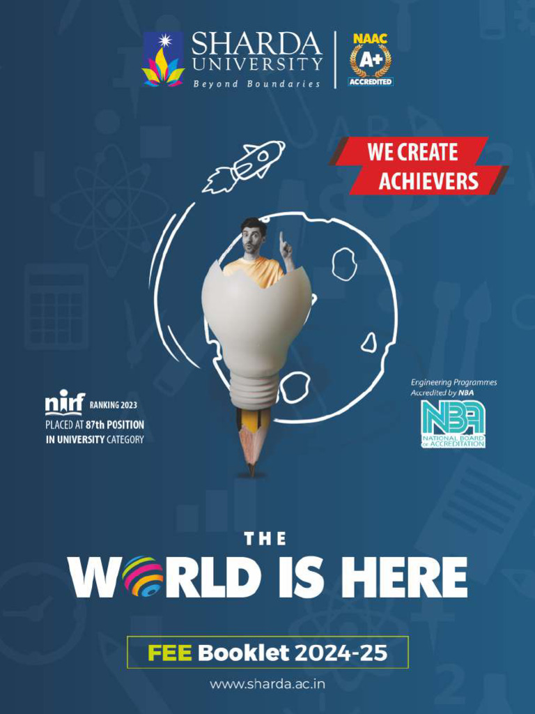 Fee Booklet 2024 | PDF | Engineering | Biotechnology