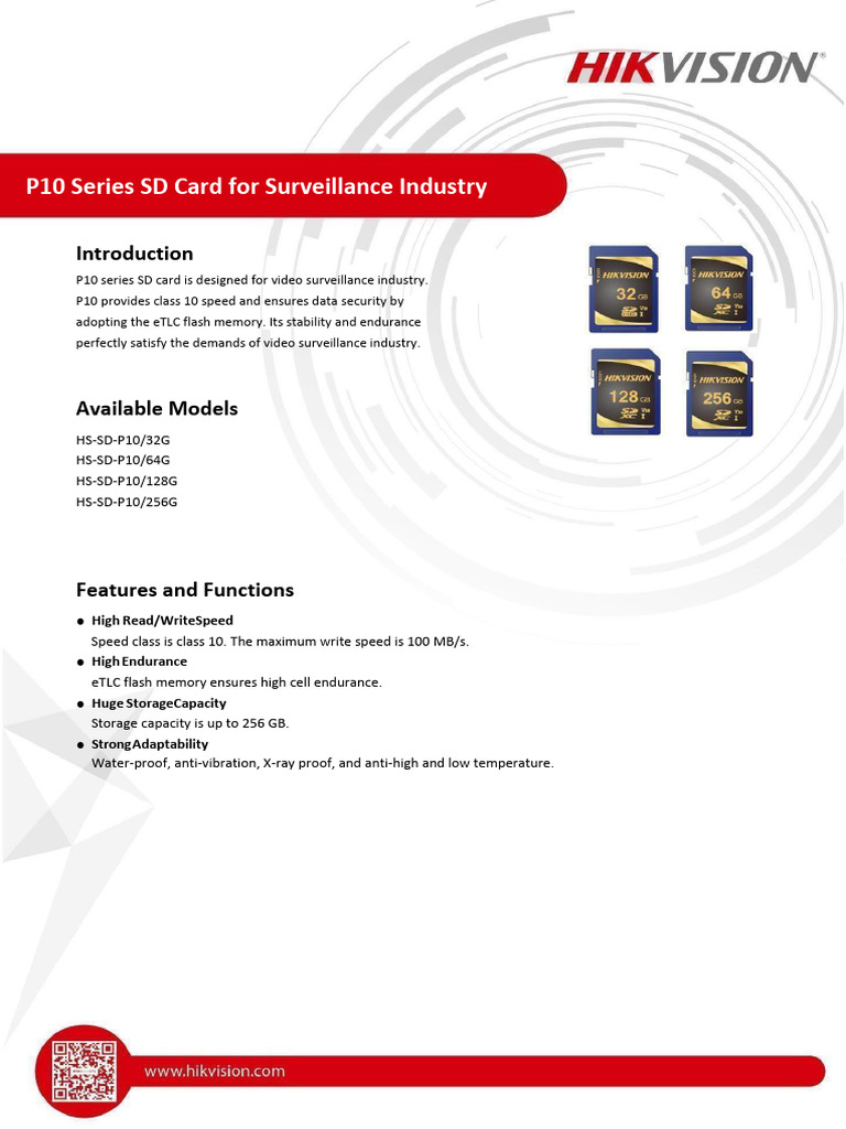 P10 Series SD Card For Surveillance Industry | PDF | Home & Garden ...