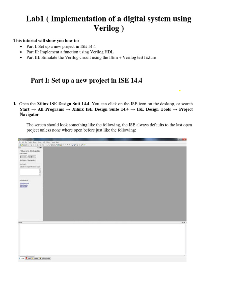 Lab Manual 1 B | PDF | Hardware Description Language | Computer Programming