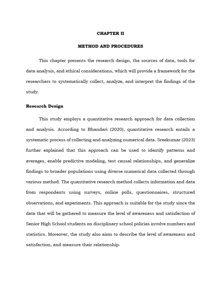 Group 2 Chapter 2 | PDF | Quantitative Research | Statistics