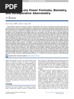 Barrett Universal II IOL Calculation | PDF