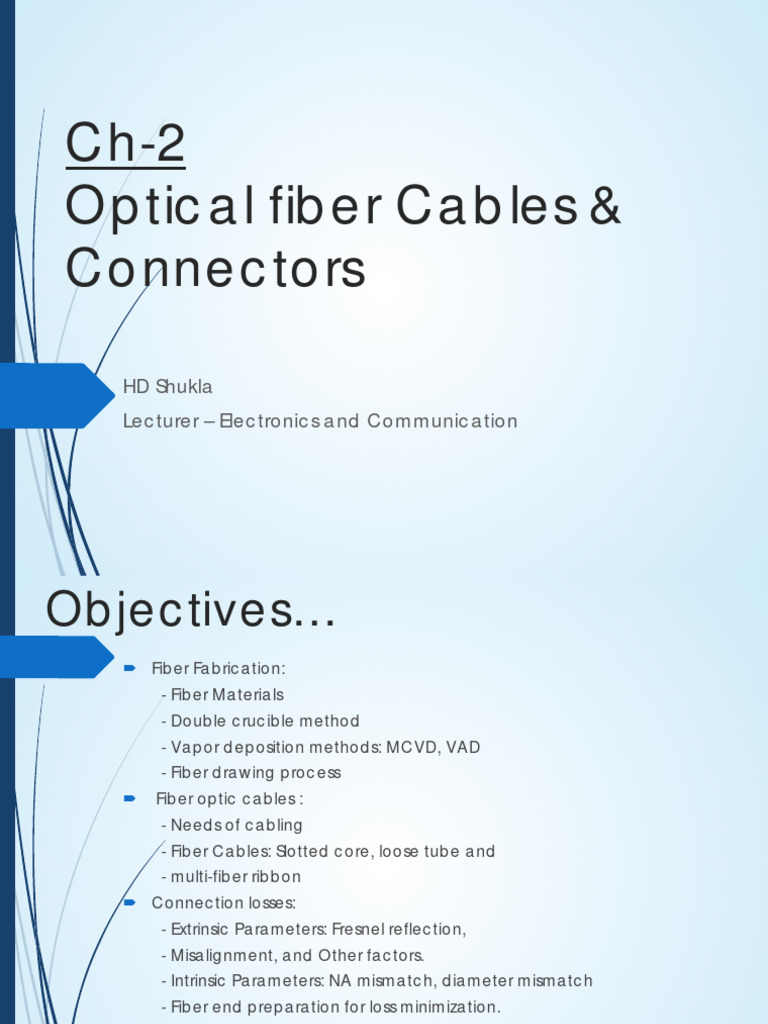 1601722338-Oc Chapter-2 Notes Imp | PDF | Optical Fiber | Physical Sciences