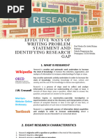 Research Model Canvas (RMC) | PDF | Art