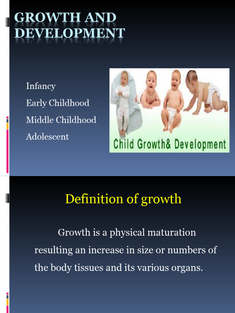 Growth - and - Development STAGES FOR REFRENCE | PDF | Adolescence ...