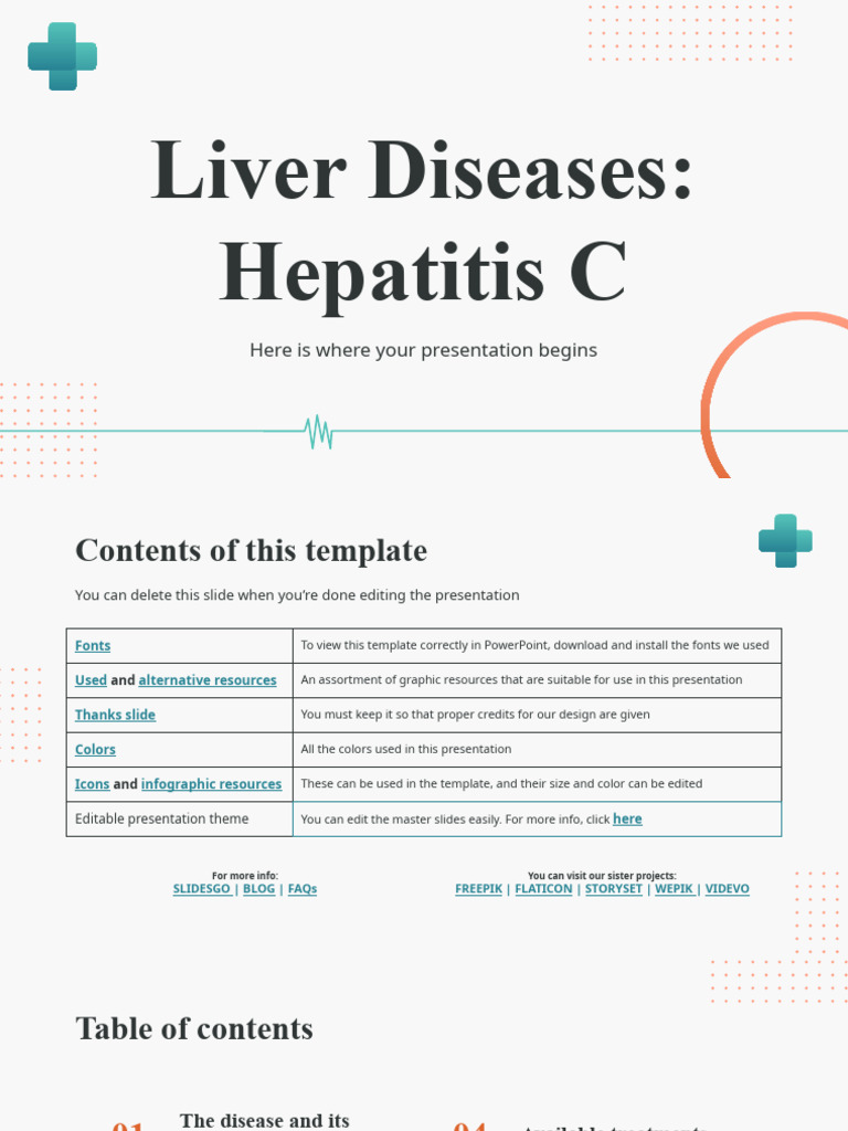 Liver Diseases - Hepatitis C by Slidesgo | PDF | Chronic Condition ...