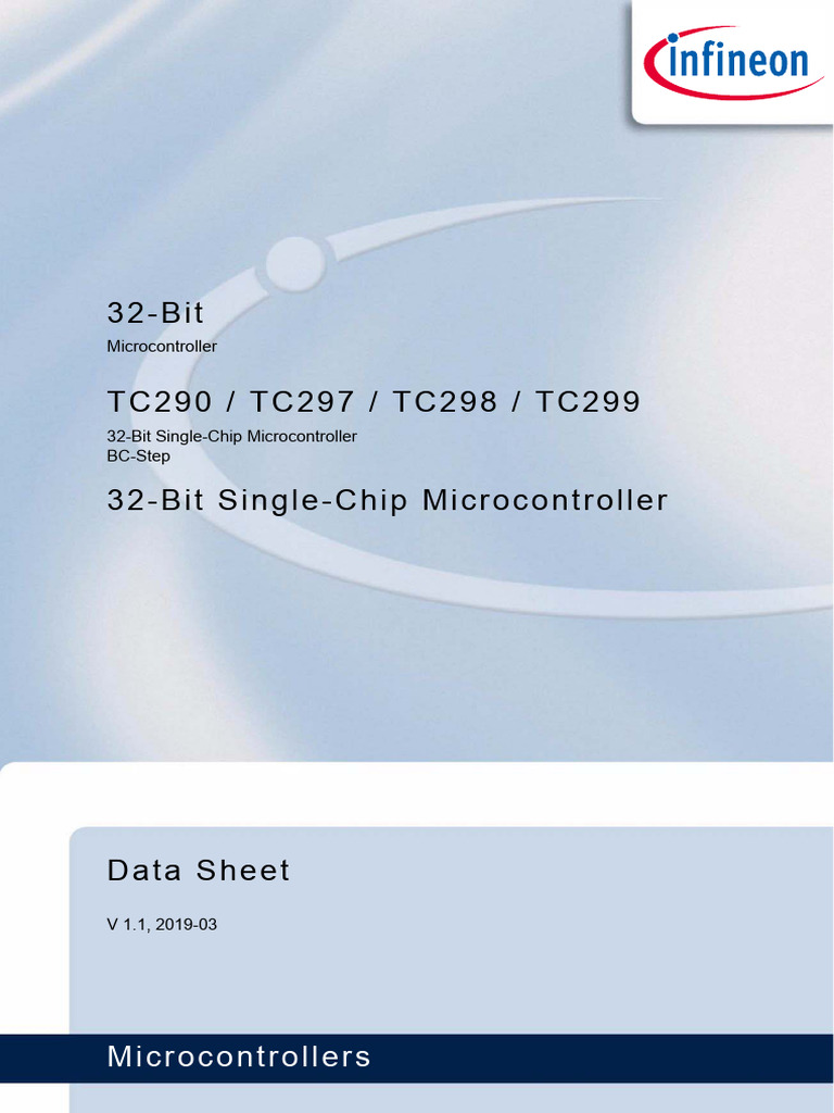 Infineon TC29xBC DataSheet v01 10 en | PDF | Digital Technology | Computer Architecture
