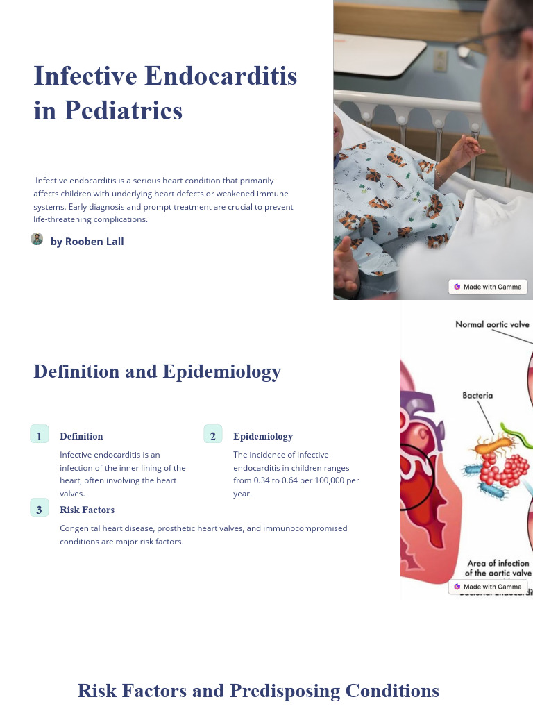 Infective Endocarditis in Pediatrics | Download Free PDF | Medical ...