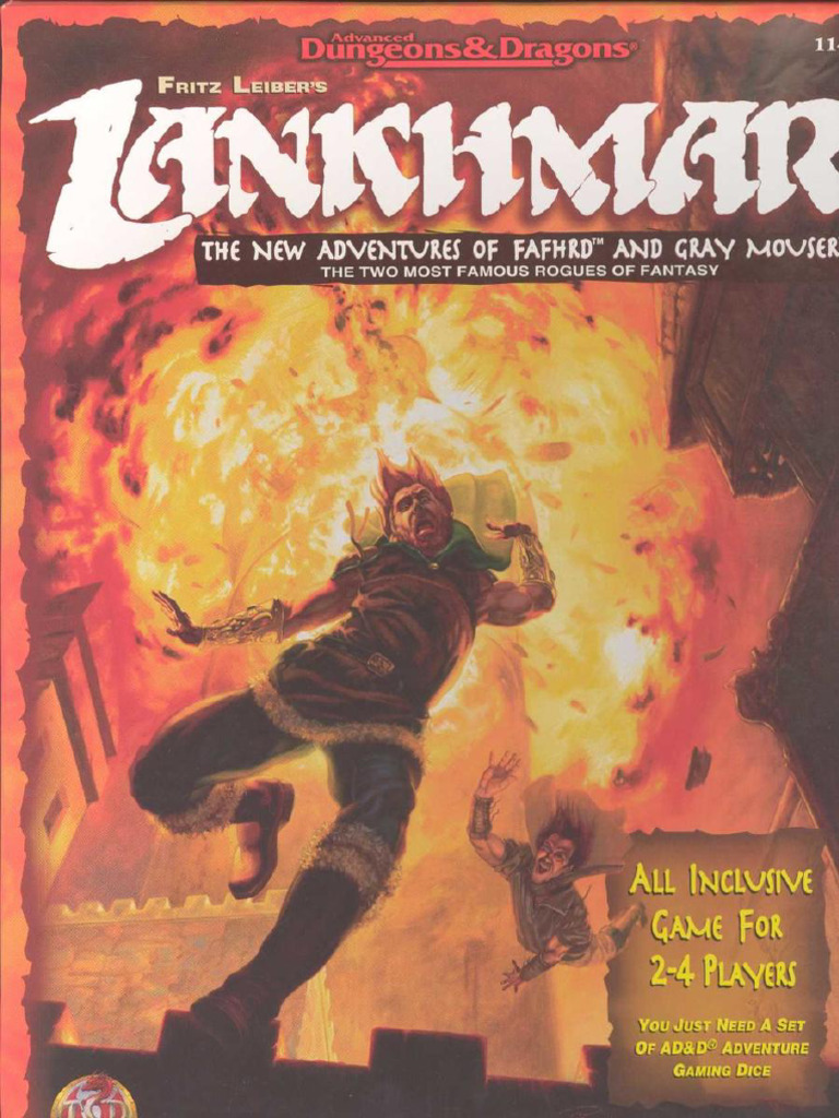 ADnD Lankhmar The New Adventures of Fafhrd and Gray Mouser 1st Edition ...
