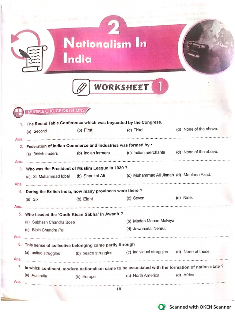 Class 10 SST Holiday Homework | PDF