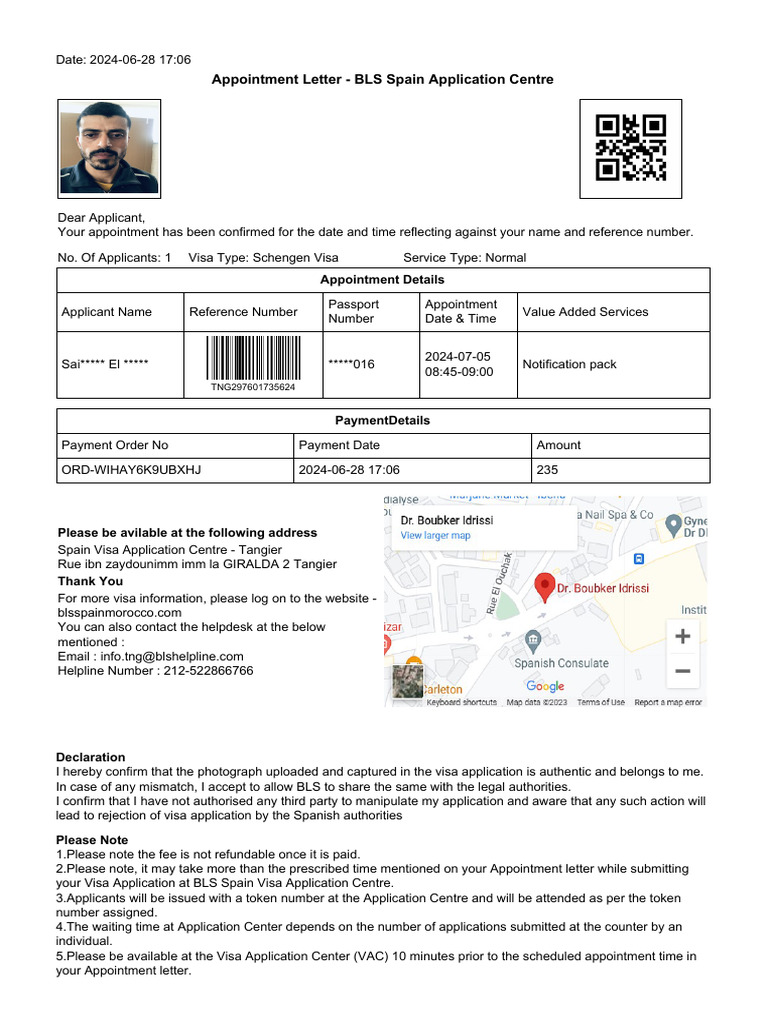 Appointment Letter TNG297601735624 | PDF | Travel Visa | Government And ...