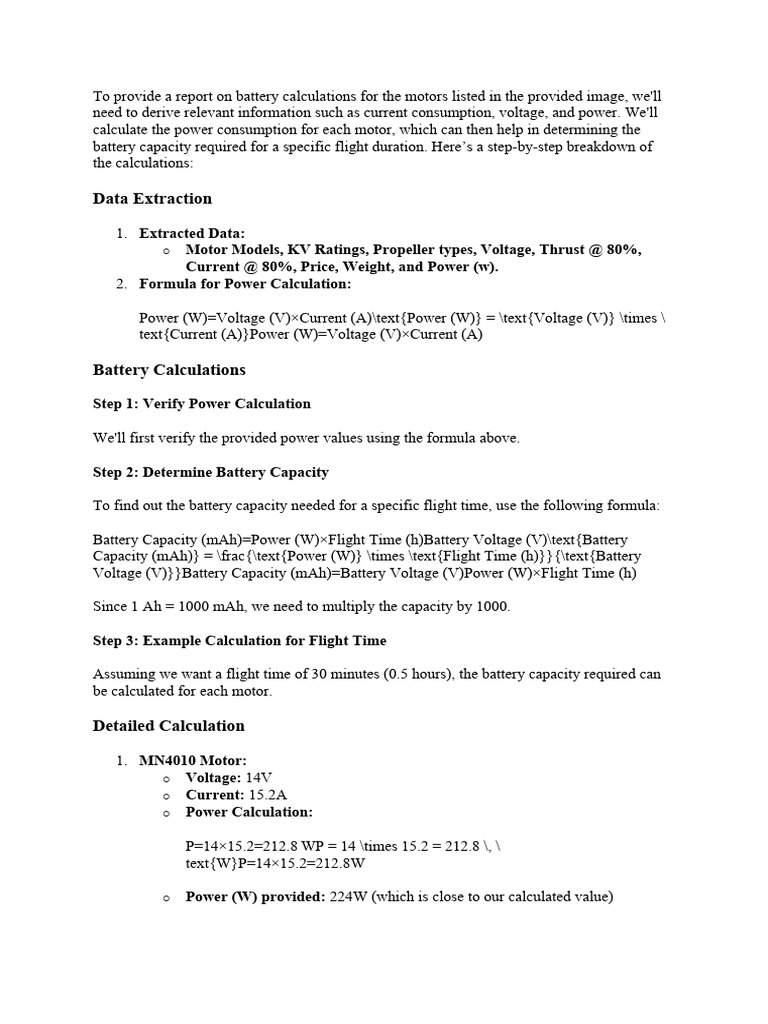battery report | PDF | Voltage | Electricity