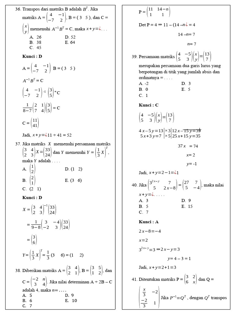 Contoh Soal Matematika Wajib Trigonometri | PDF | Metode & Bahan Ajar