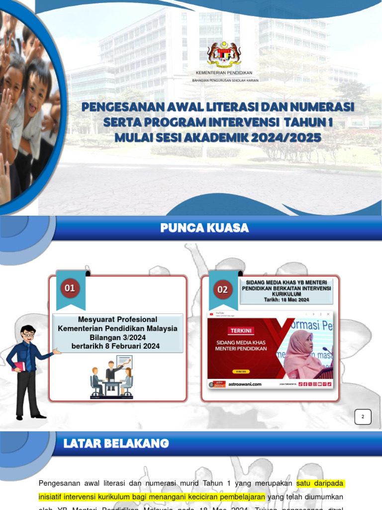 Taklimat Program Intervensi Tahun 1 | PDF Taklimat Program Intervensi Tahun 1 | PDF