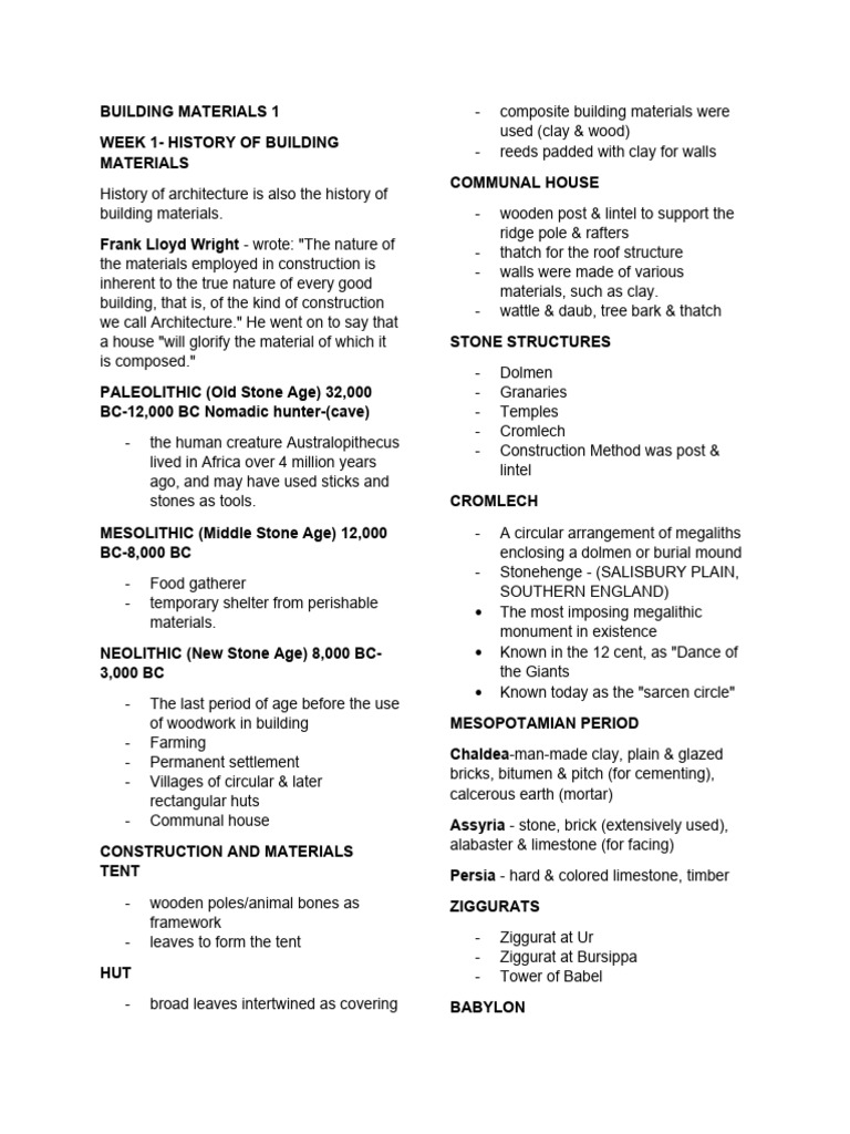 BT Reviewer 101 | PDF | Rock (Geology) | Concrete