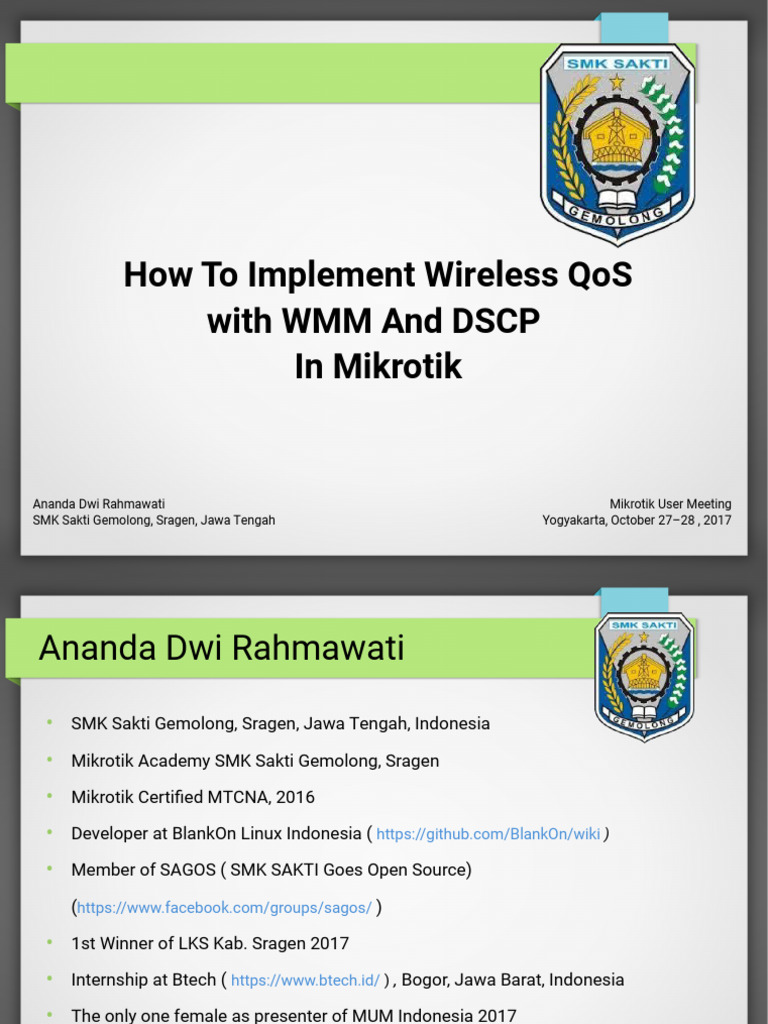 Presentation 4922 1510103908 | PDF | Quality Of Service | Computer Network