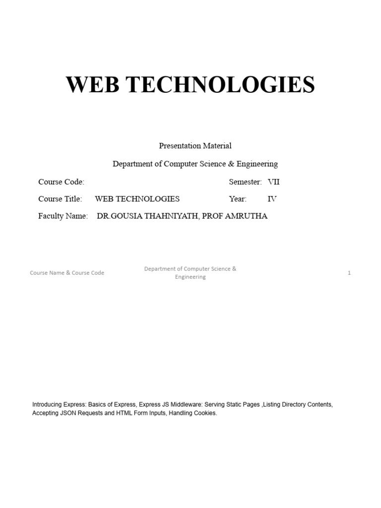 Module 4 Oe | PDF | Networking | Internet & Web