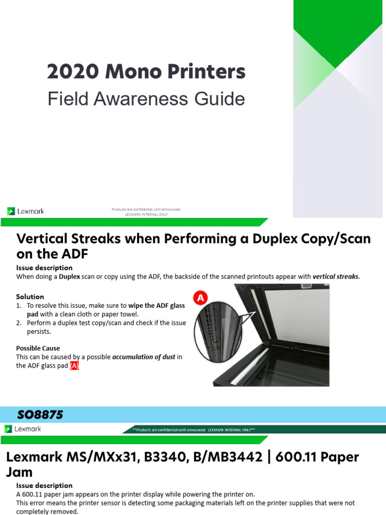 Field Awareness Guide | PDF | Printer (Computing) | Image Scanner
