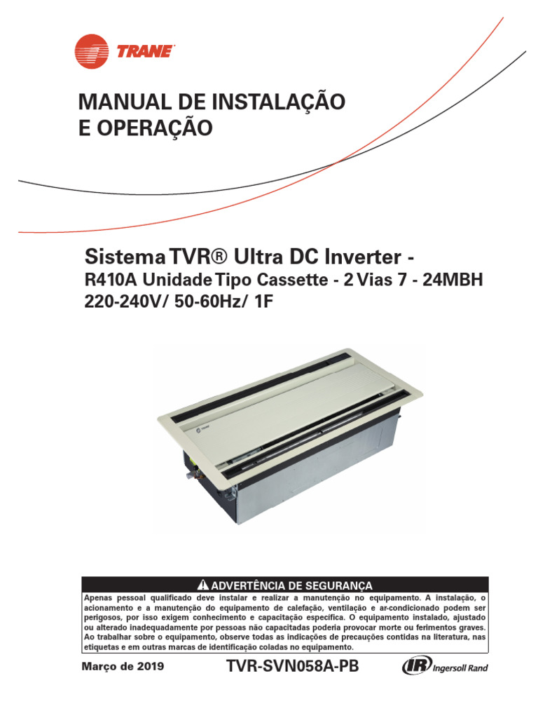 IOM-PB-VRF-Two Way Cassette-TVR ULTRA-50-60Hz-4TVG-TVR-SVN058A-PB ...