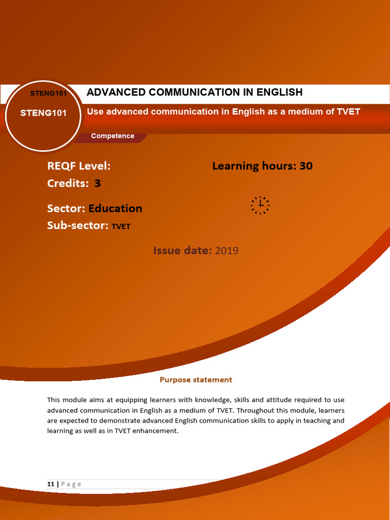 Senior TVET Trainer - English and ICT Modules | PDF | Educational Technology | Spreadsheet