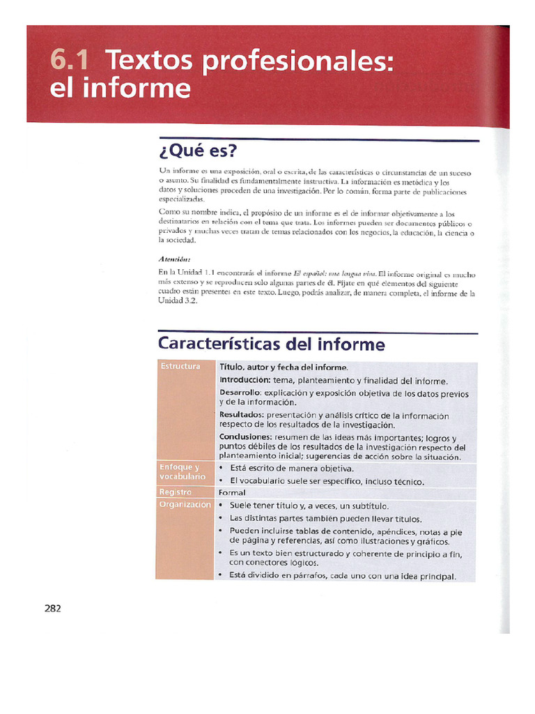 Tipos de texto para IB español lengua B | PDF