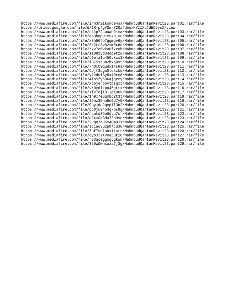 Revit 2023 Download Links and Files | PDF