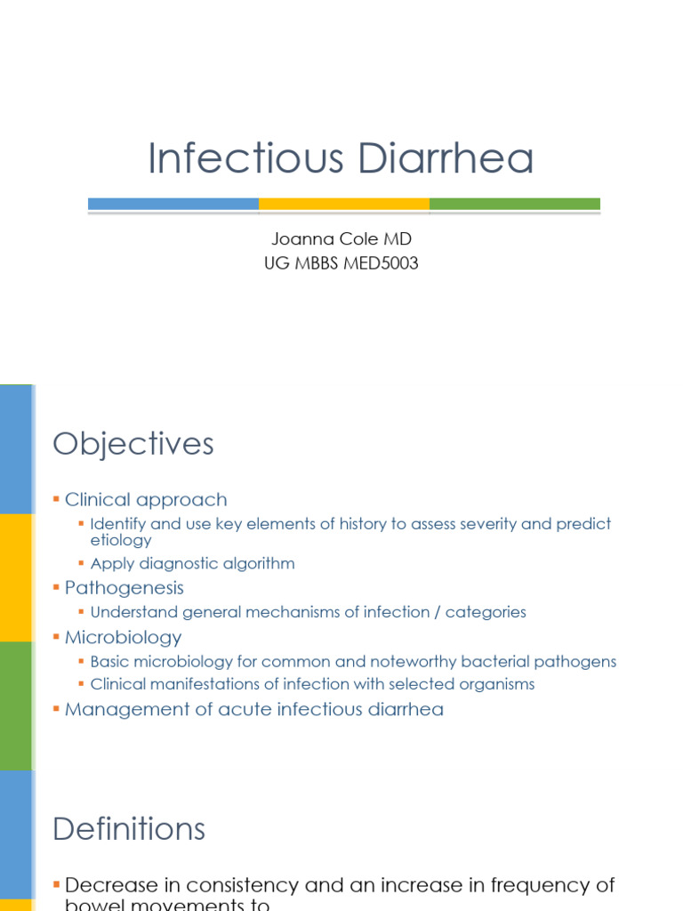 Infectious Diarrhea | PDF | Diarrhea | Salmonella