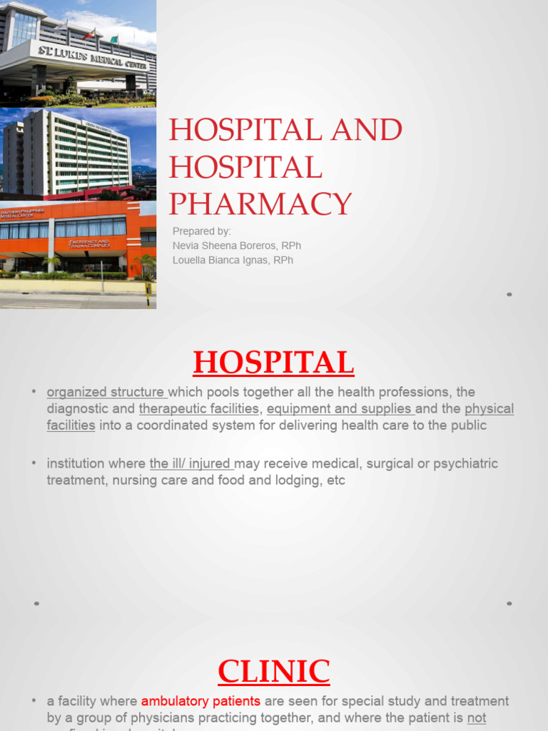 HOSPI LAB Hospital & Hospital Pharmacy | PDF | Pharmacy | Hospital