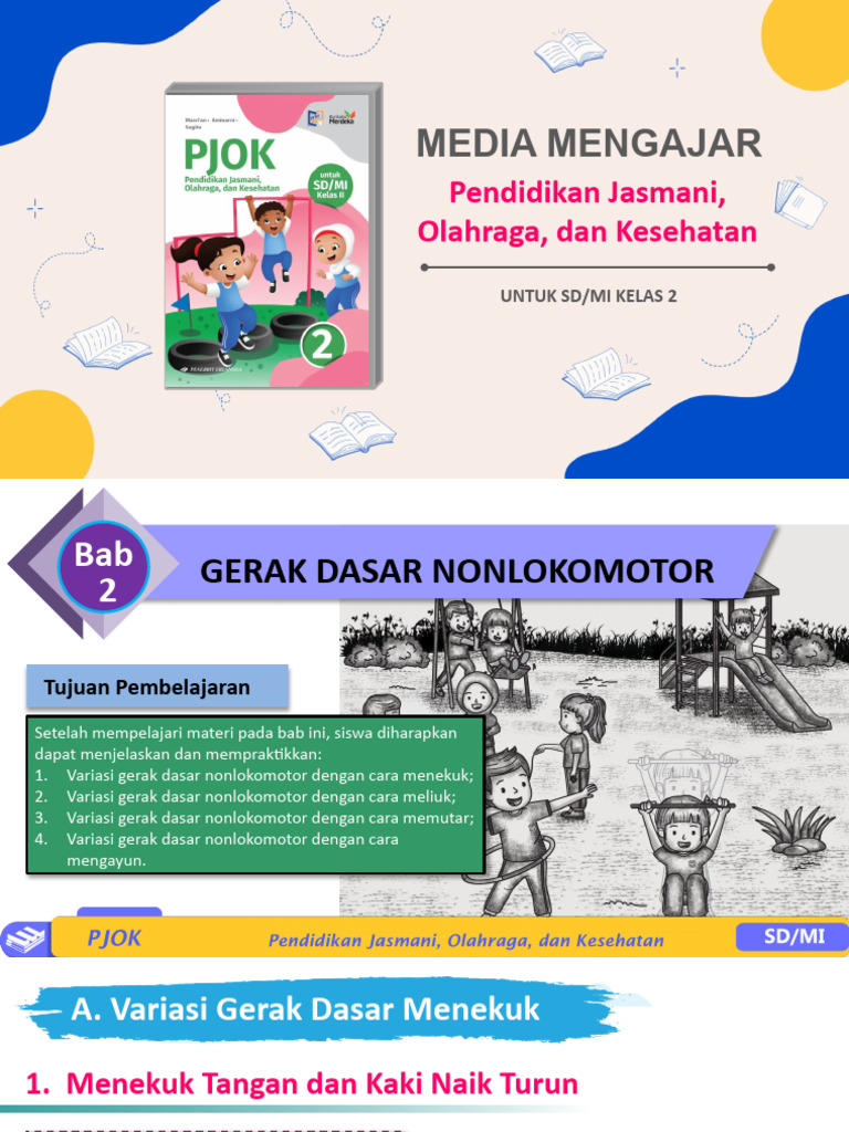 PJOK 2 Bab 2 Gerak Dasar Nonokomotor | PDF