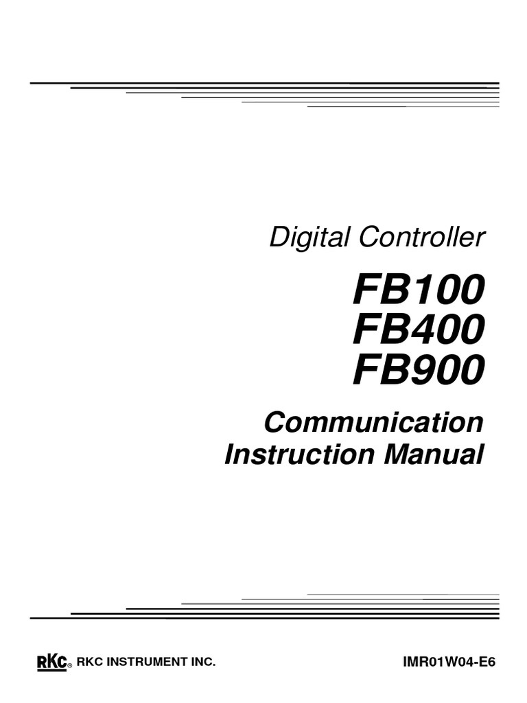 Fb100 Fb400 Fb900 Digital Controller Pdf Usb Power Supply