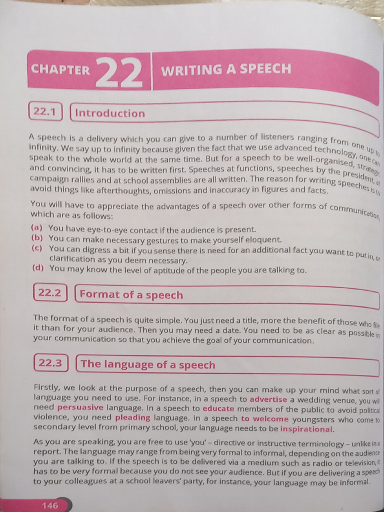 speech writing | PDF