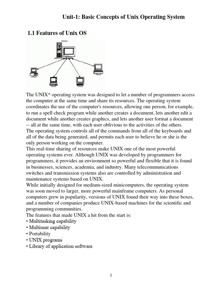 unit-1 | Download Free PDF | Command Line Interface | Shell (Computing)