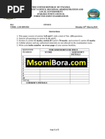 Civics Form Two Full Notes | PDF | Taxes | Elections