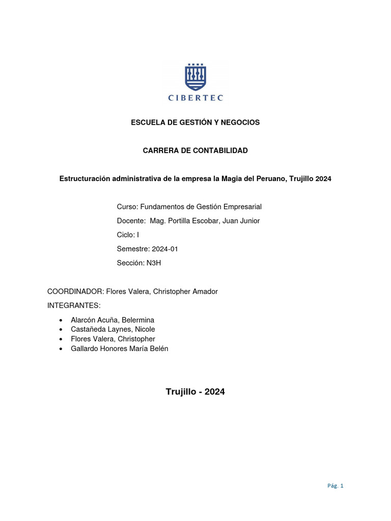 La Magia Delpe Peruano Sac Proyecto | PDF | Business | Residuos