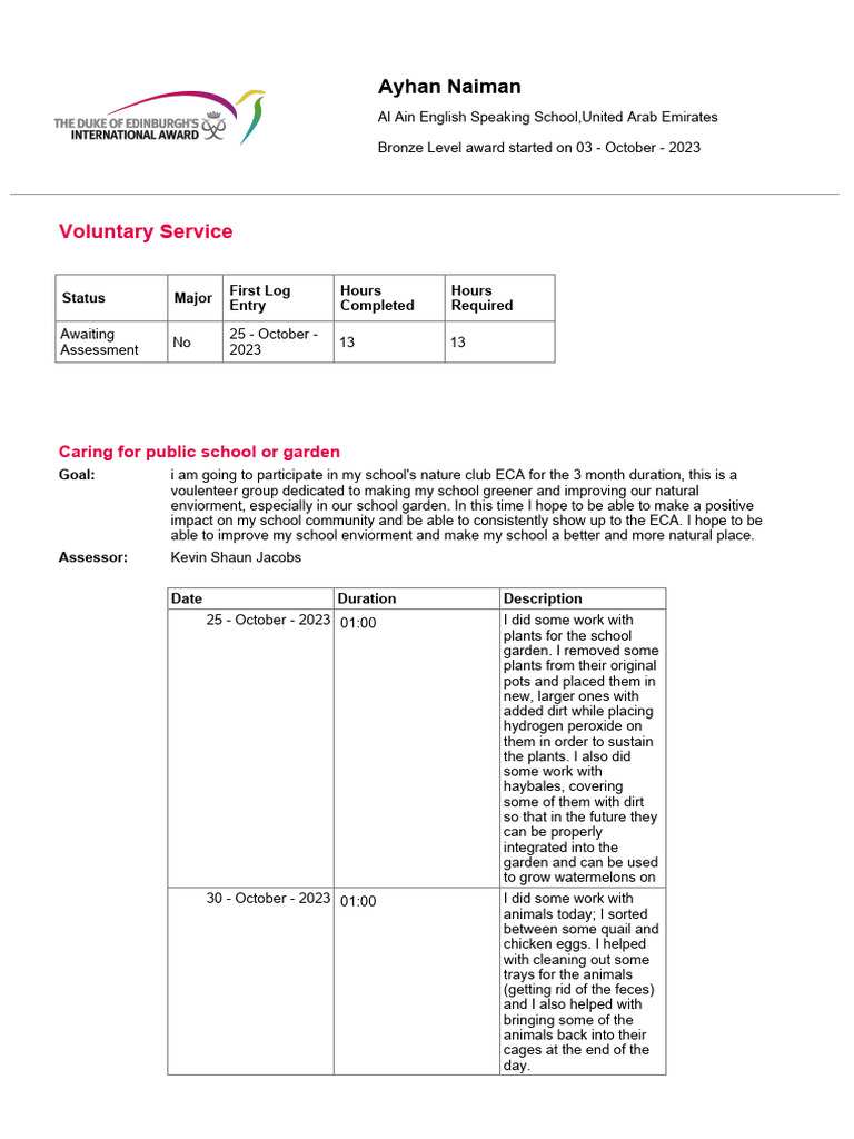 Summary Service Section Report v1.0 | PDF | Agriculture | Botany