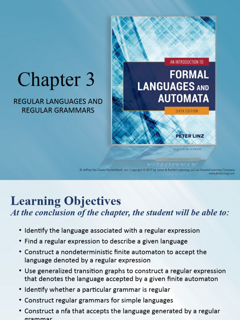 PPTX CH03 | PDF | Regular Expression | Automata Theory