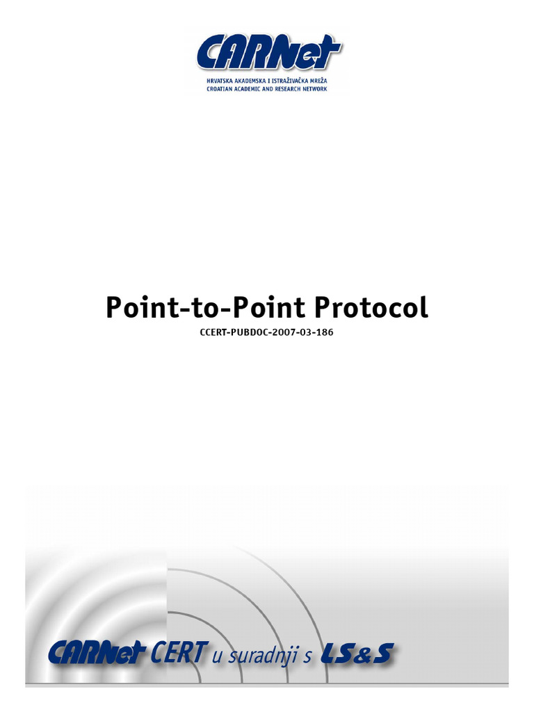 Point To Point Protocol | PDF