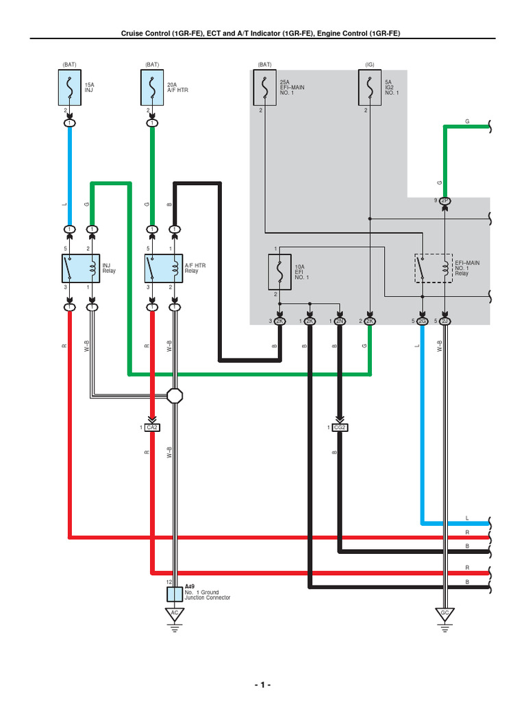 ECT and A-T Indicator (1GR-FE) | PDF | Engines | Vehicles