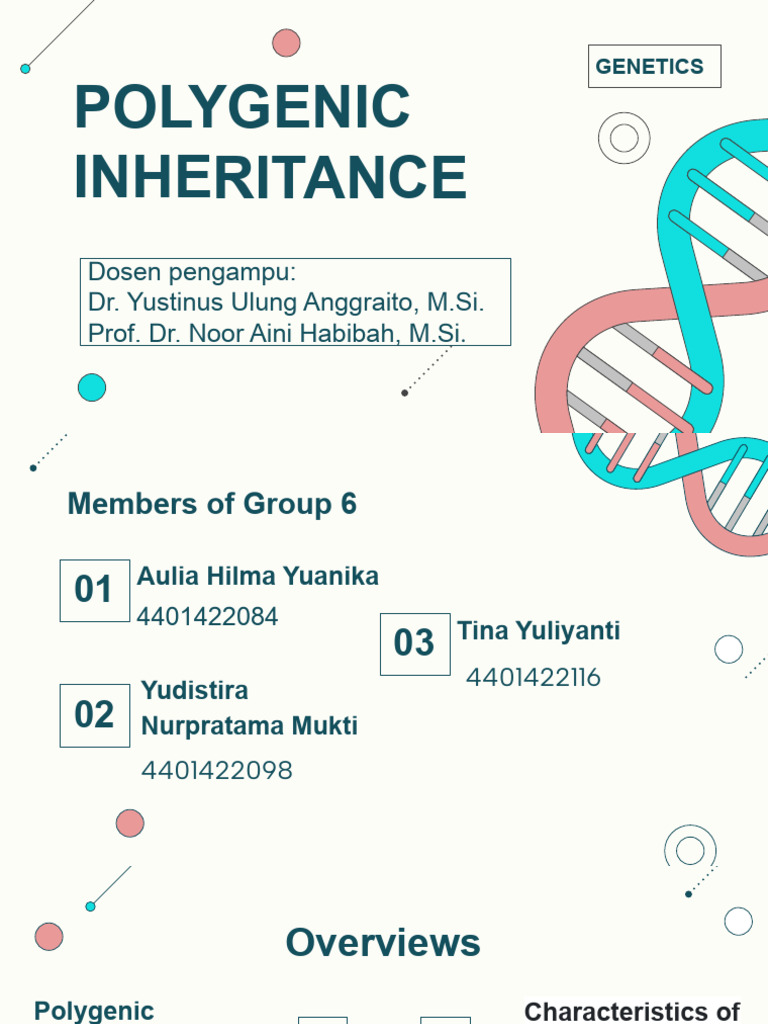 Multiple Genes - Polygenic Inheritance | PDF | Science & Mathematics