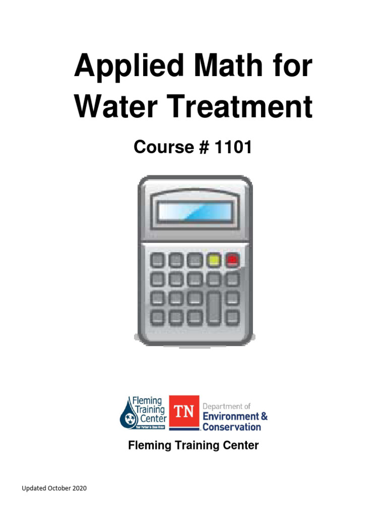 Applied Math for Water Treatment | PDF | Area | Circle