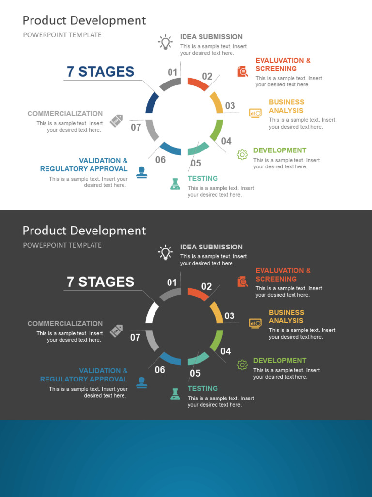 7913 01 Product Development Circular Diagram Powerpoint Template 16x9 ...