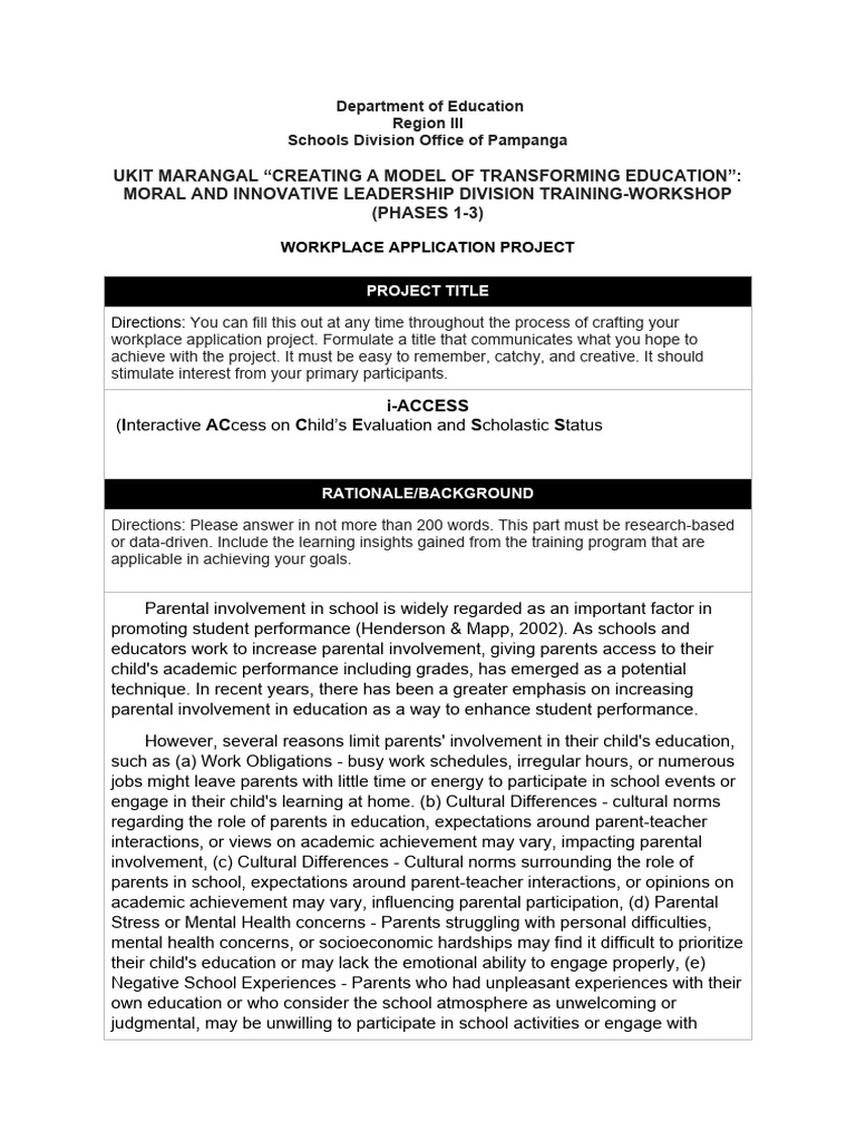 Ukit Marangal WAP Template | PDF | Goal | Risk