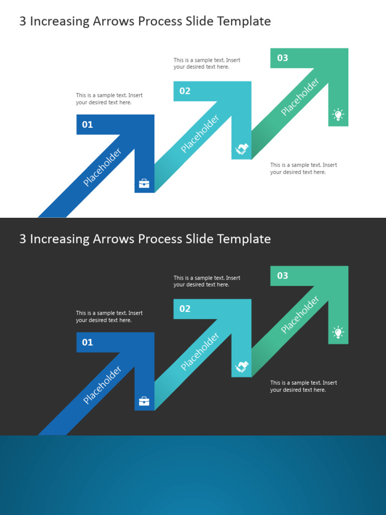 21181-01-3-increasing-arrows-process-slide-template | PDF