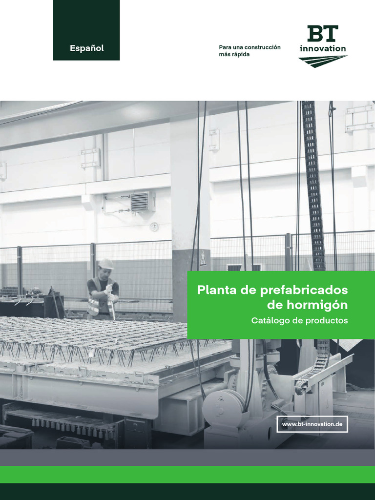 Catalogue Precast Concrete Plant Spanish Junta Prefabricado | PDF ...