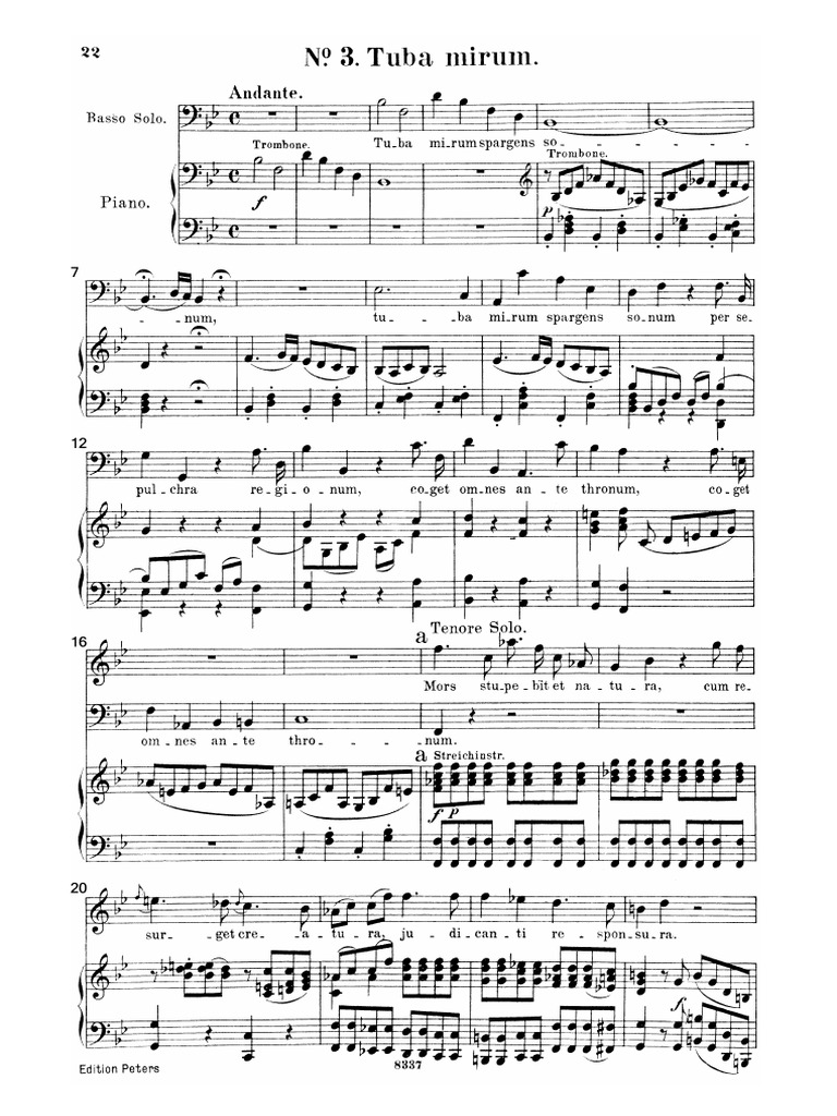 Tuba Recordare | PDF