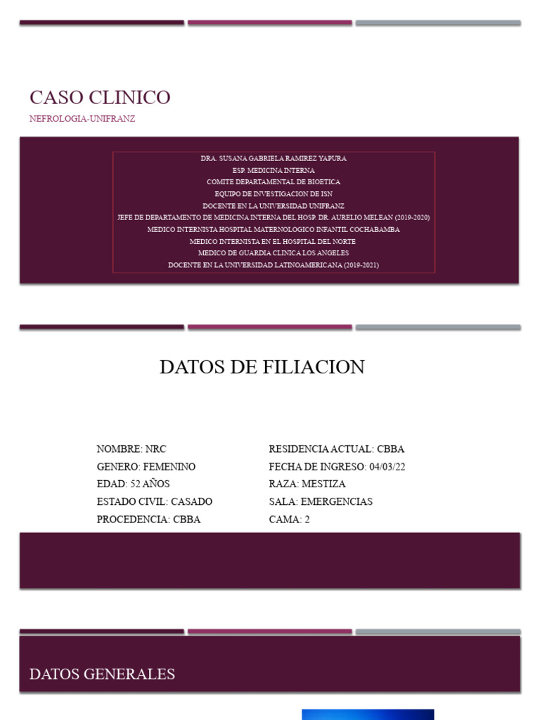 Caso Clinico Ira vs Erc | PDF | Hospital | Medicina