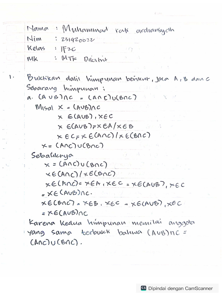Uas - MTK Dikstrit | PDF