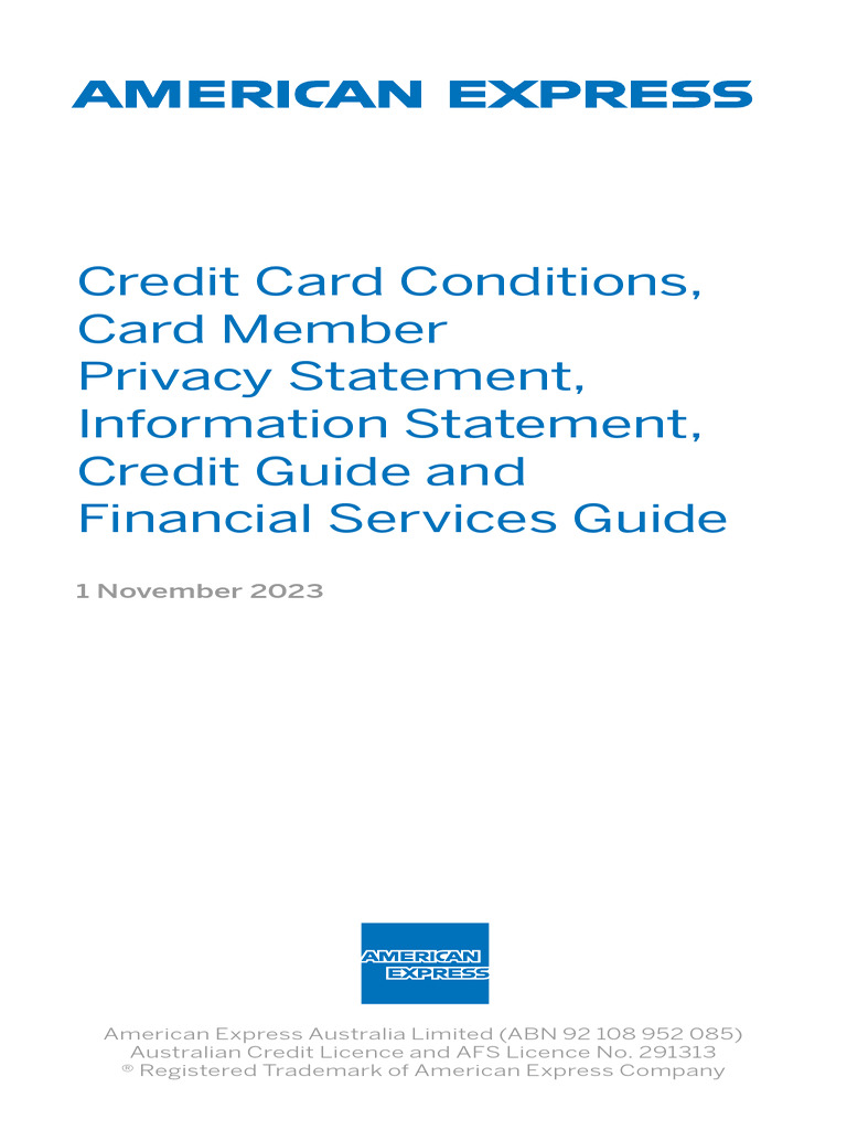 Credit Card Conditions | PDF | Credit Card | Credit History