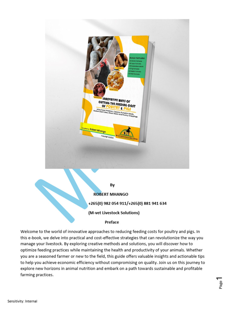 E-Book 72 Pages | PDF | Animal Feed | Weaning
