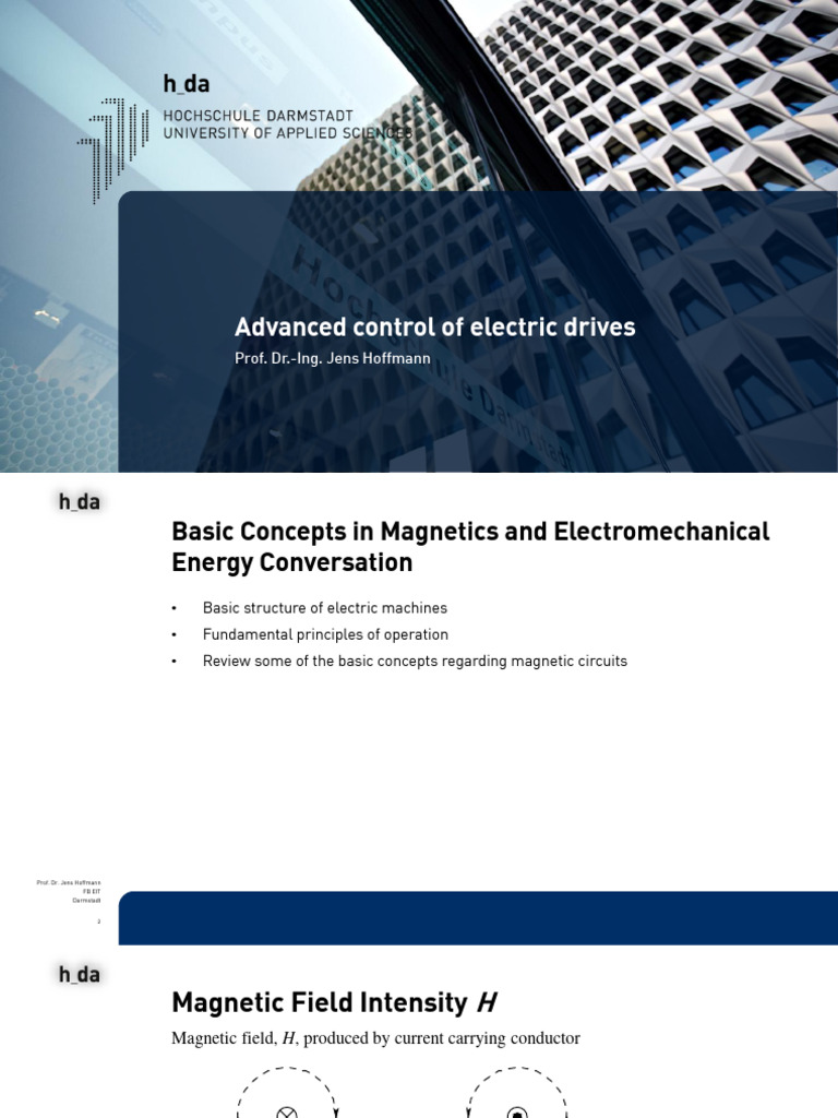 Advanced Electric Drive Control Concepts | PDF | Inductance | Electric ...